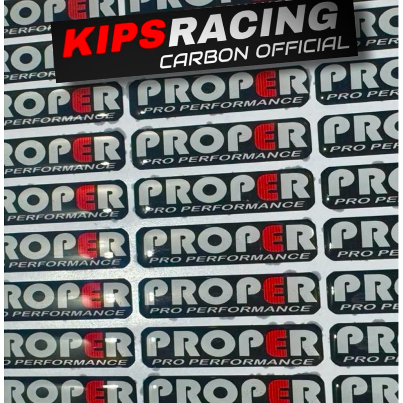 Proper esp embossed sticker embossed sticker emblem sticker | Shopee ...