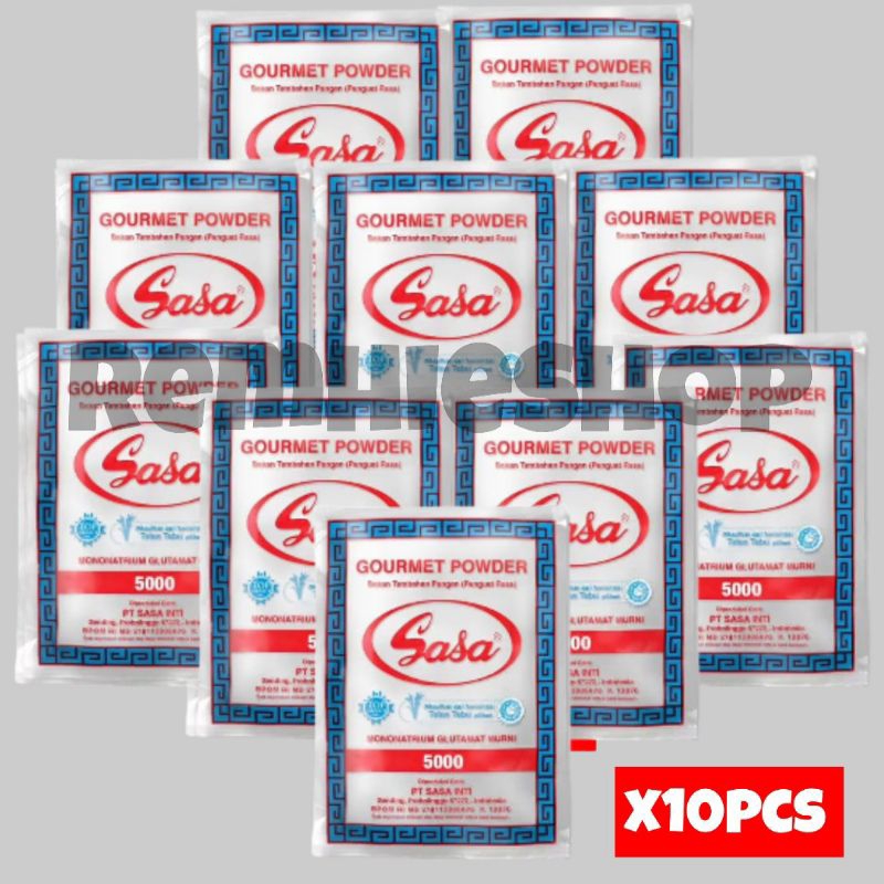 Sasa MSG 5000 Sasa Cooking Flavoring x 10pcs | Shopee Philippines