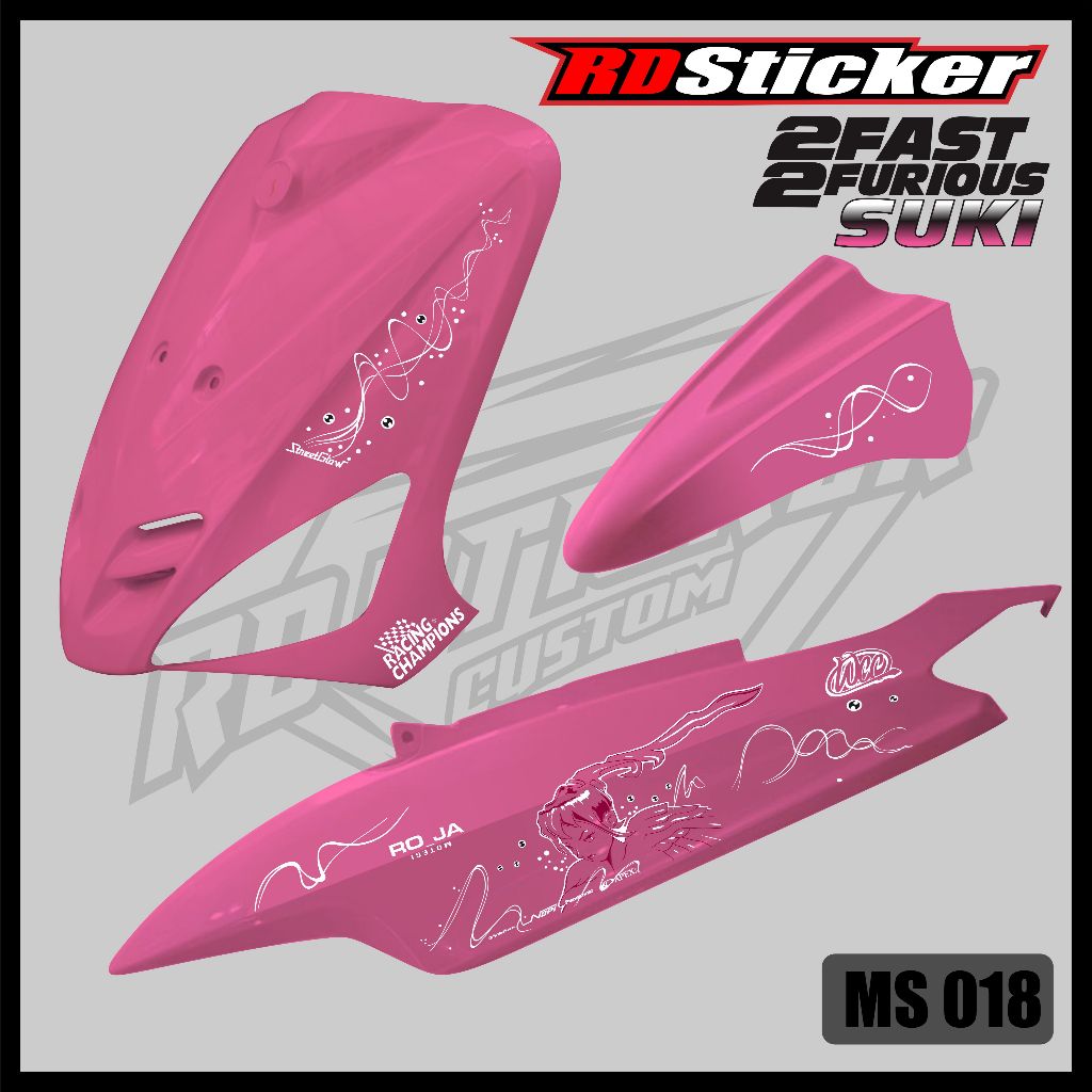 MIO SPORTY/SMILE FAST FURIOUS SUKI STRIPING STICKER | Shopee Philippines