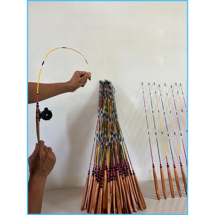 One set of 50 CM micro fishing flexible rods ready to use | Shopee ...
