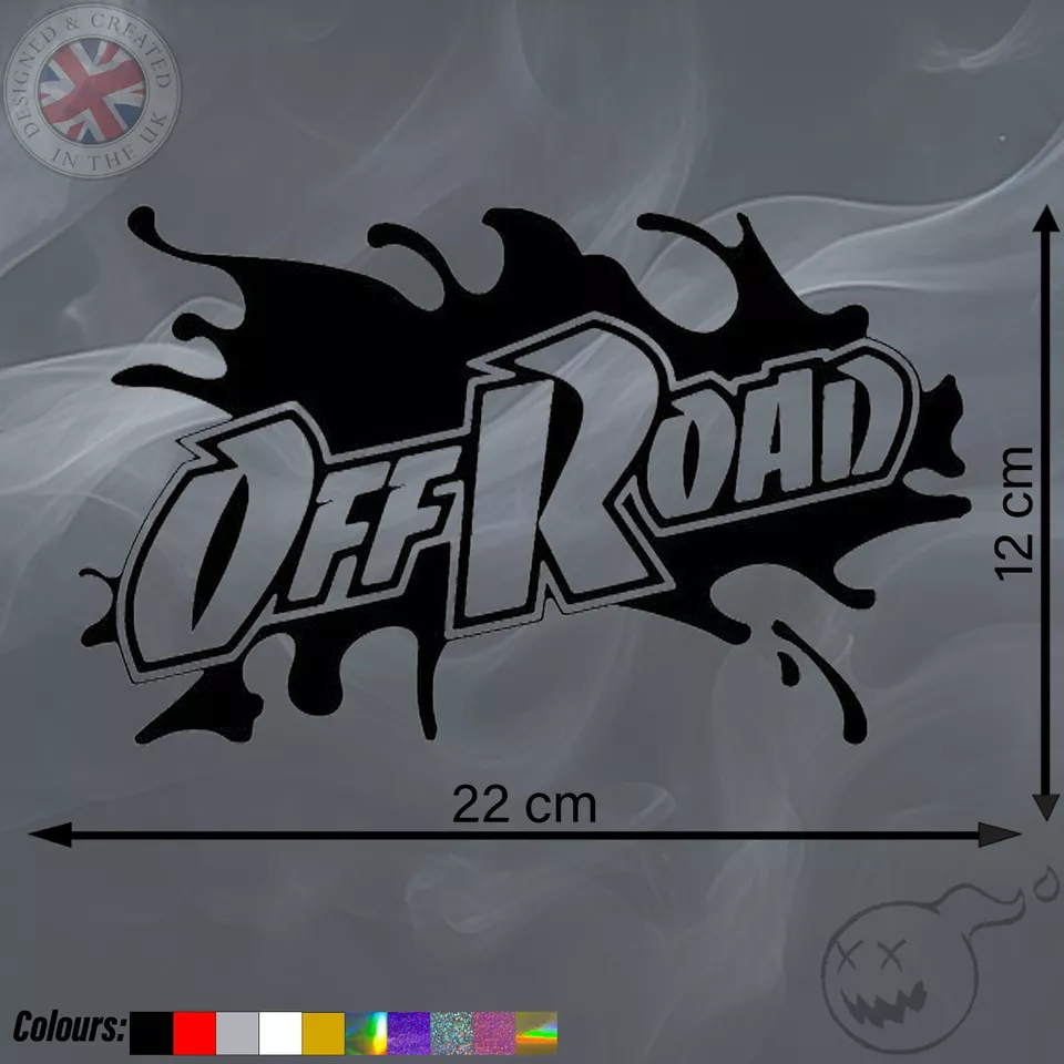 Cutting sticker off road ID 4x4 car windows, jimny, feoza, demmer ...