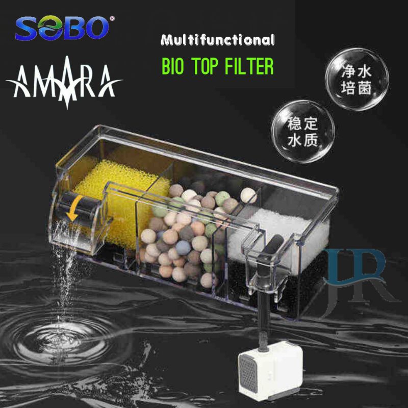 Box Multifuctional Bio Top Filter aquarium Sobo Amara AQ 15H 16H 17H ...