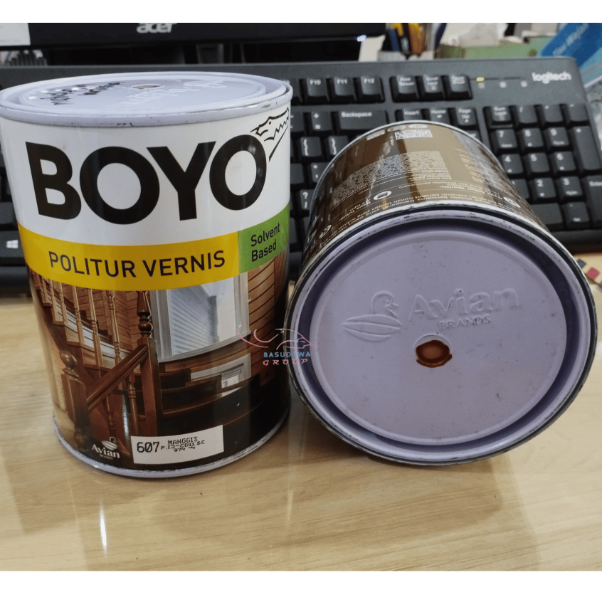 KAYU Boyo AVIAN WOOD VERNIS POLITURE PAINT 1 L 607 MANGGIS / BOYO ...