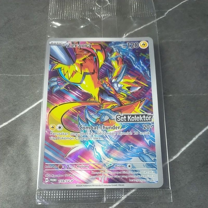 Zeraora pokemon card / card set tcg indonesia collector | Shopee ...