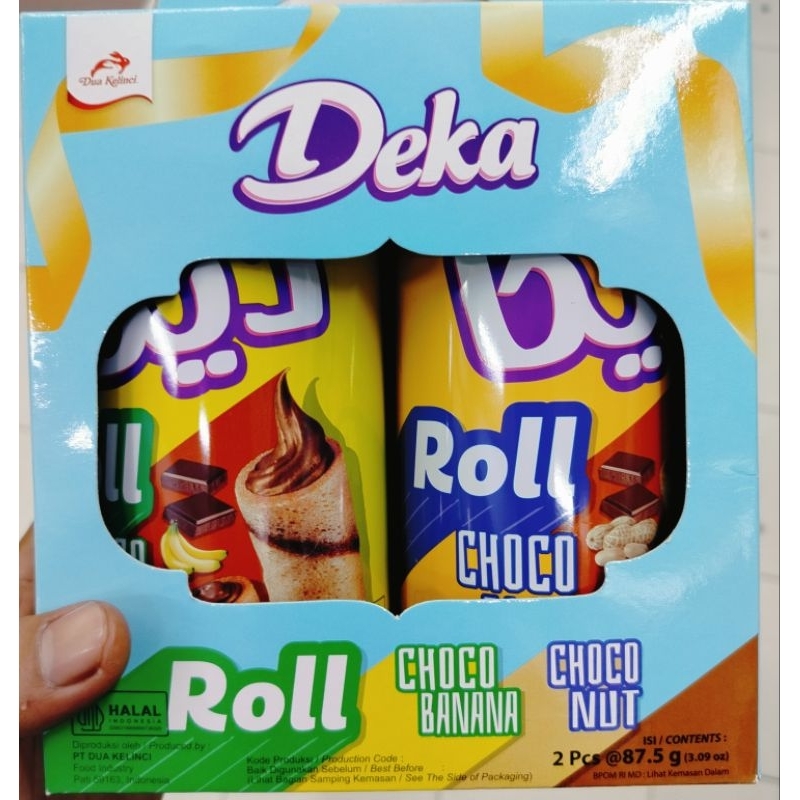 Deka wafer Roll 1 box contains 2 pcs Deka wafer Roll gift box 250gr ...