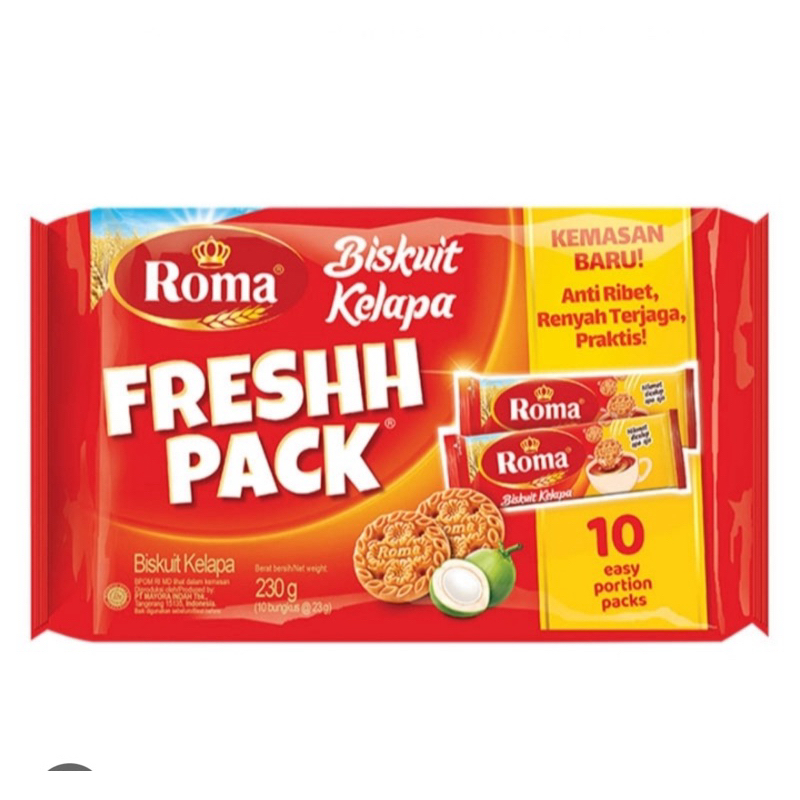 Roma Coconut Biscuits 230gram fresh pack | Shopee Philippines