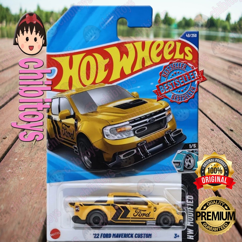 Hot Wheels 22 Ford Maverick Custom Blue 2024 Yellow 2025 Original ...