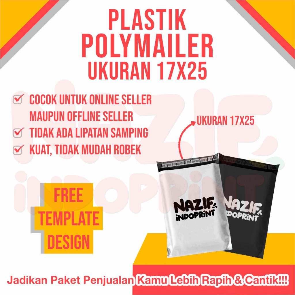 Print Polymailer Screen Printing Plastic 17x25 Free Template Design / Polymailer Screen Printing ...