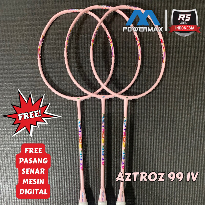 Powermax AZTROZ 99 IV 33LBS Power Max Racket Badminton Racket Original ...