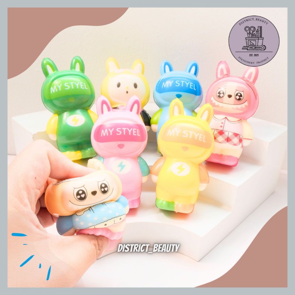 SQUISHY LABUBU 9CM SQUISHY LABUBU MINI SQUISHY CHILDREN LABUBU MOTIF ...