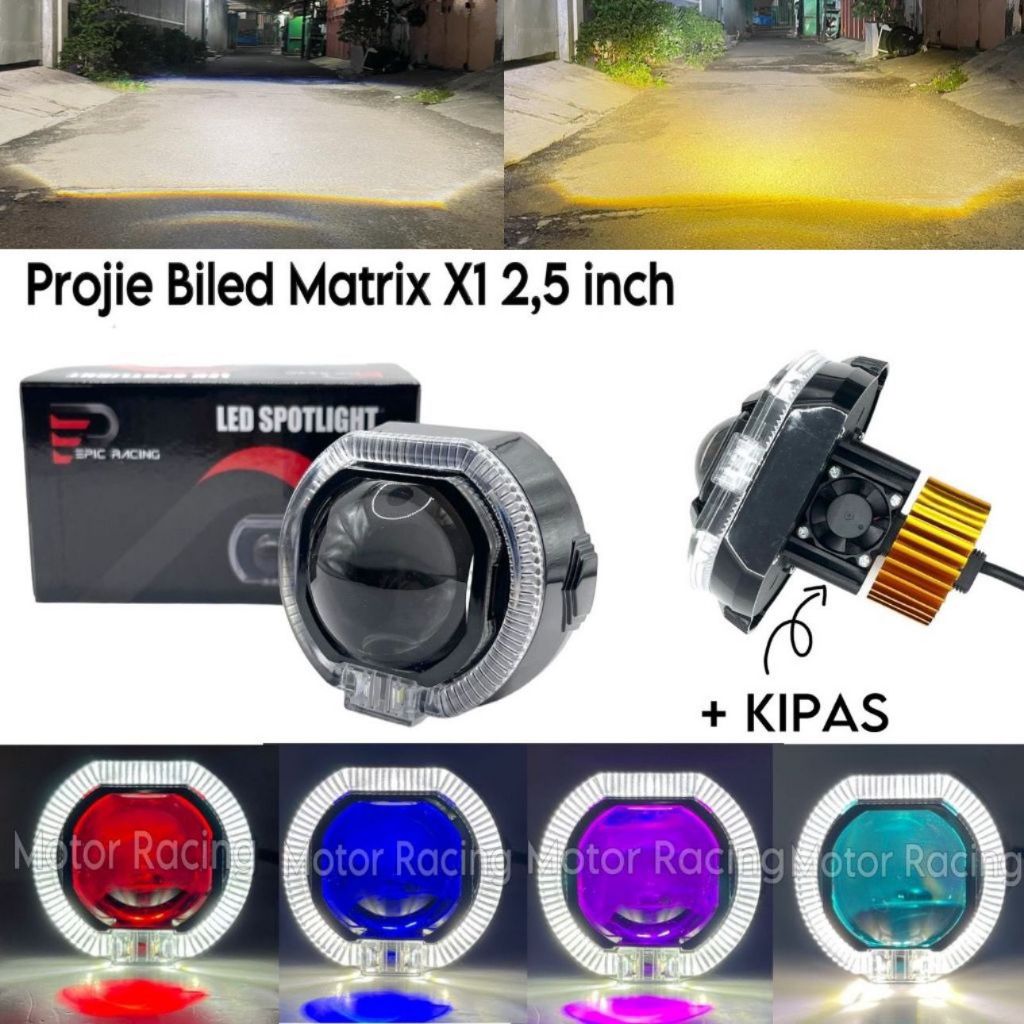 Projie Biled Matrix X1 2.5 Inch New Product High Low White Black Body ...