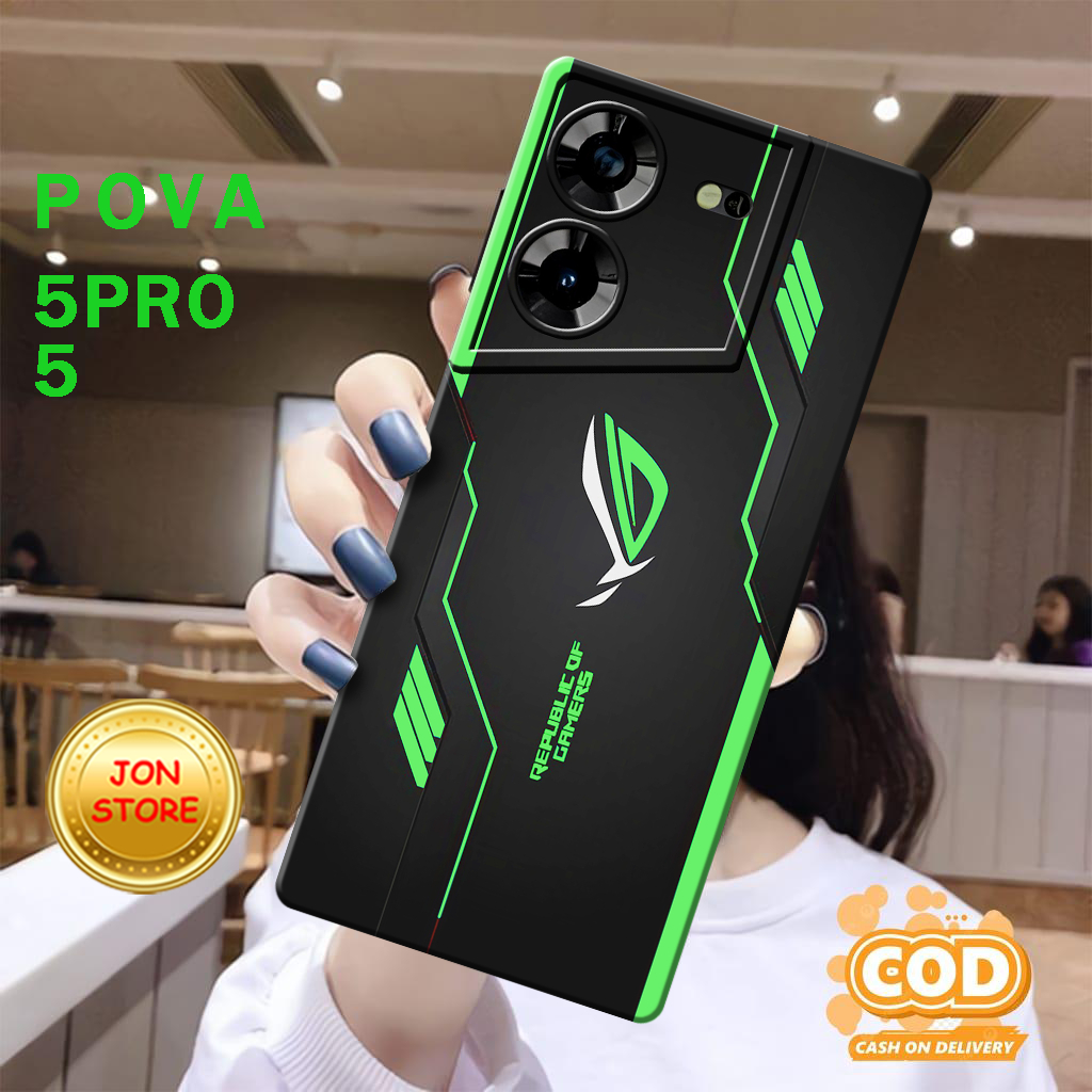 (JUK 12) Sofcase TECNO POVA 5 PRO 5G GAMING EDITION Silicone-MOTIF ...