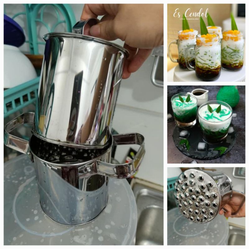 Dawet cendol Mold | Good cendol | Stainless cendol mold | Dawet cendol ...