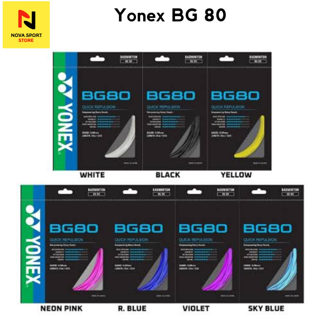Yonex Bg 80 SP Badminton Strings | Shopee Philippines