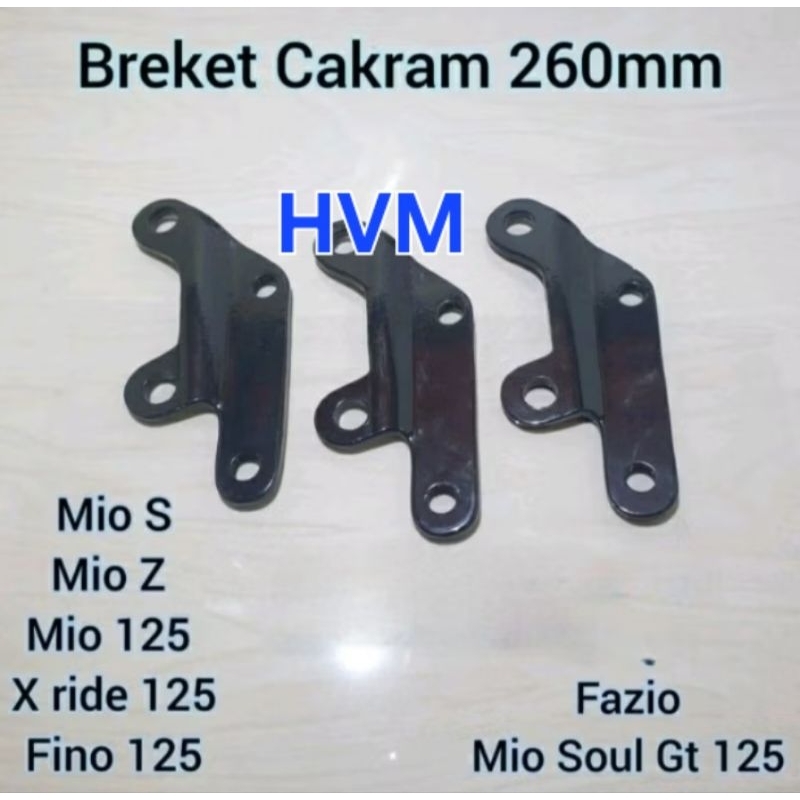 260 mm front disc brake bracket for fino 125 Mio Z 125 gt 125 xride 125 ...