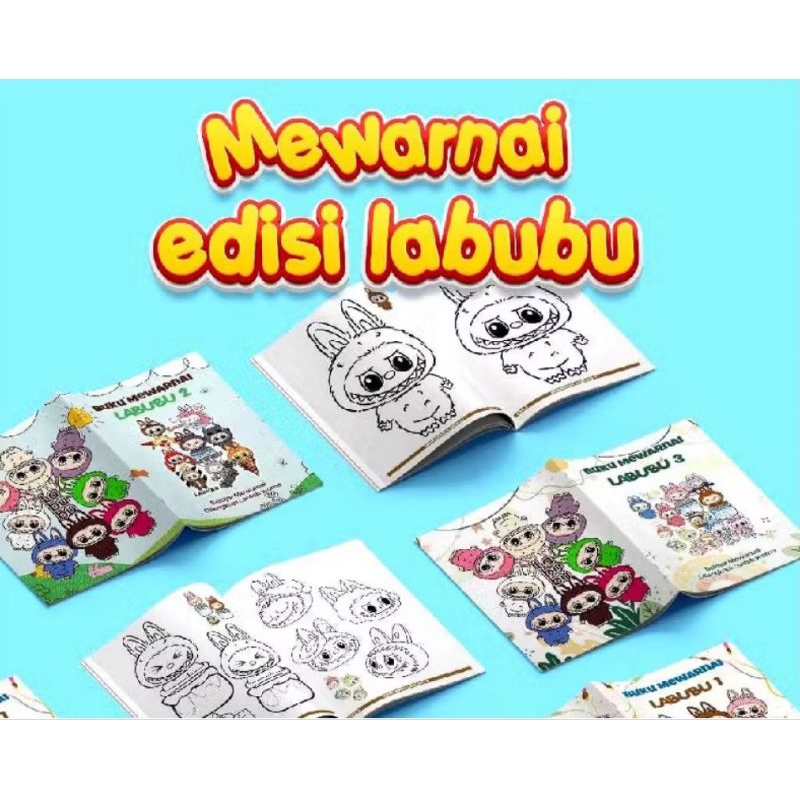 Labubu Edition COLORING BOOK COLORING BOOK | Shopee Philippines