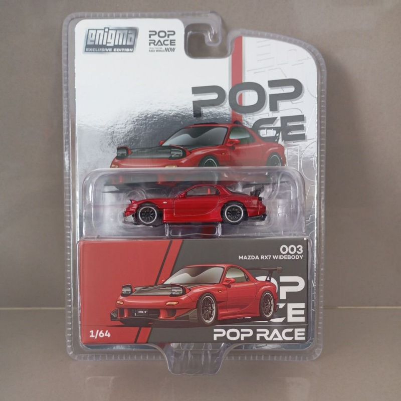 Pop Race x Enigma Blister Mazda RX7 Widebody Red 003 - Regular | Shopee ...