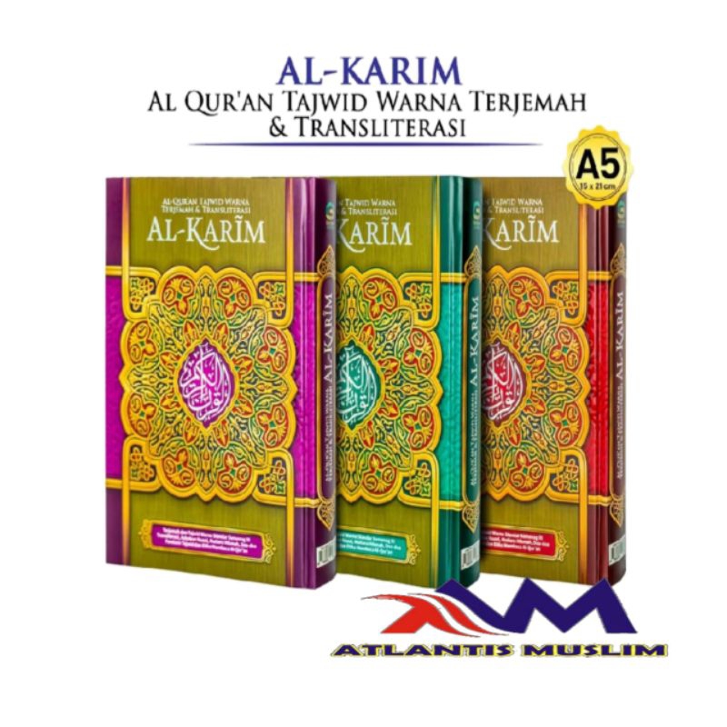 Al Quran Al Karim A5 Translated Tajwid Color and Transliteration Uk 15 ...