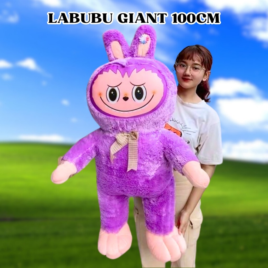 1 Meter Cute Labubu Doll, Super Jumbo Labubu Giant Doll | Shopee ...