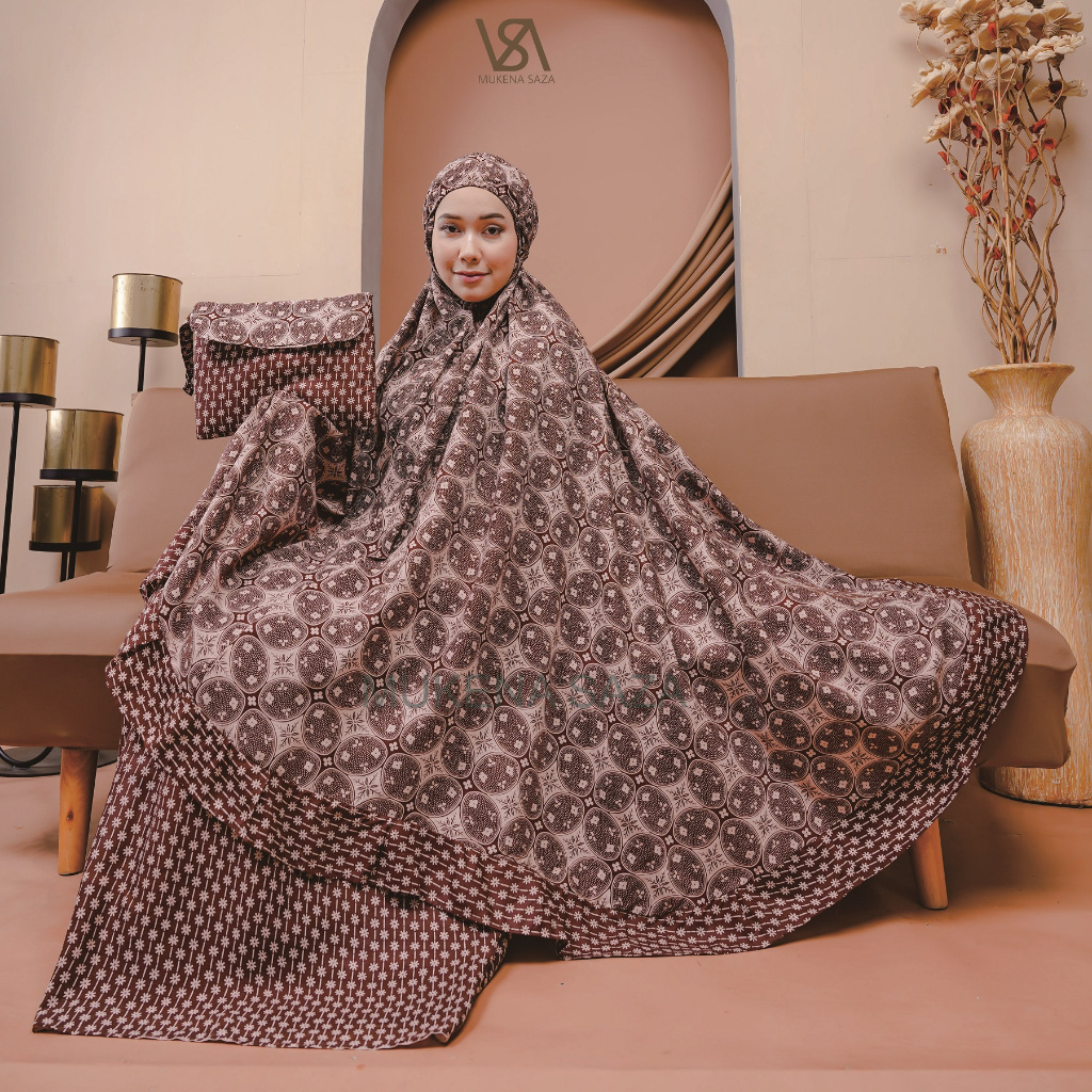 Mukena rayon batik old adult jumbo rempel Laruna sekar | Shopee Philippines