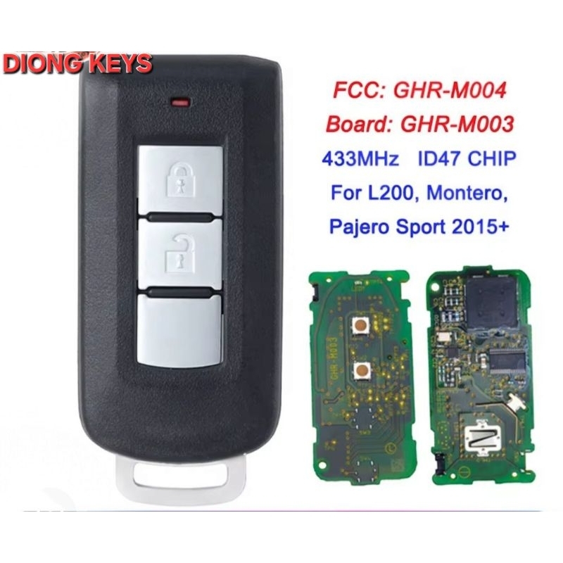 Mitsubishi pajero sport smartkey remote key 2015-2018-2019-2020-2021 ...