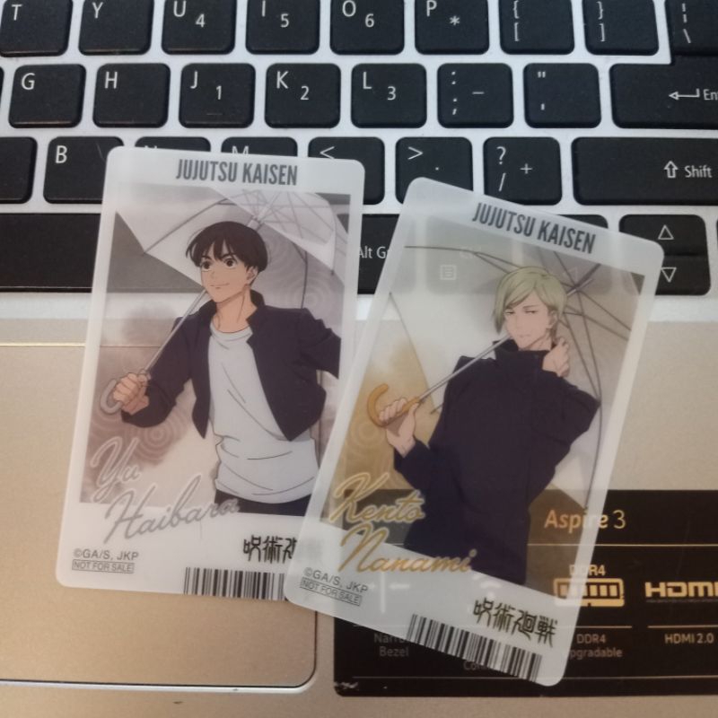 Set Jujutsu Kaisen Kaidama Tamaori card - Nanami & Haibara | Shopee ...