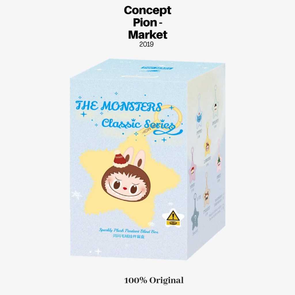 Pop MART THE MONSTERS Classic Series - Sparkly Plush Pendant Blind Box ...