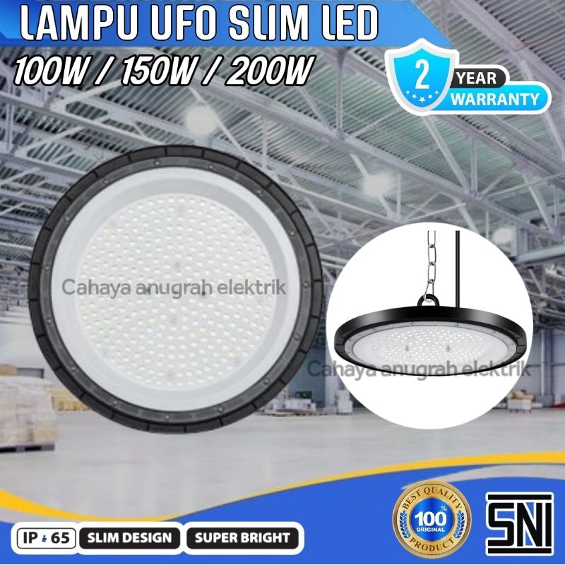 Led SLIM UFO Lamp 100W/150W/200W LED UFO HANGING INDUSTRIAL LAMP 200W ...