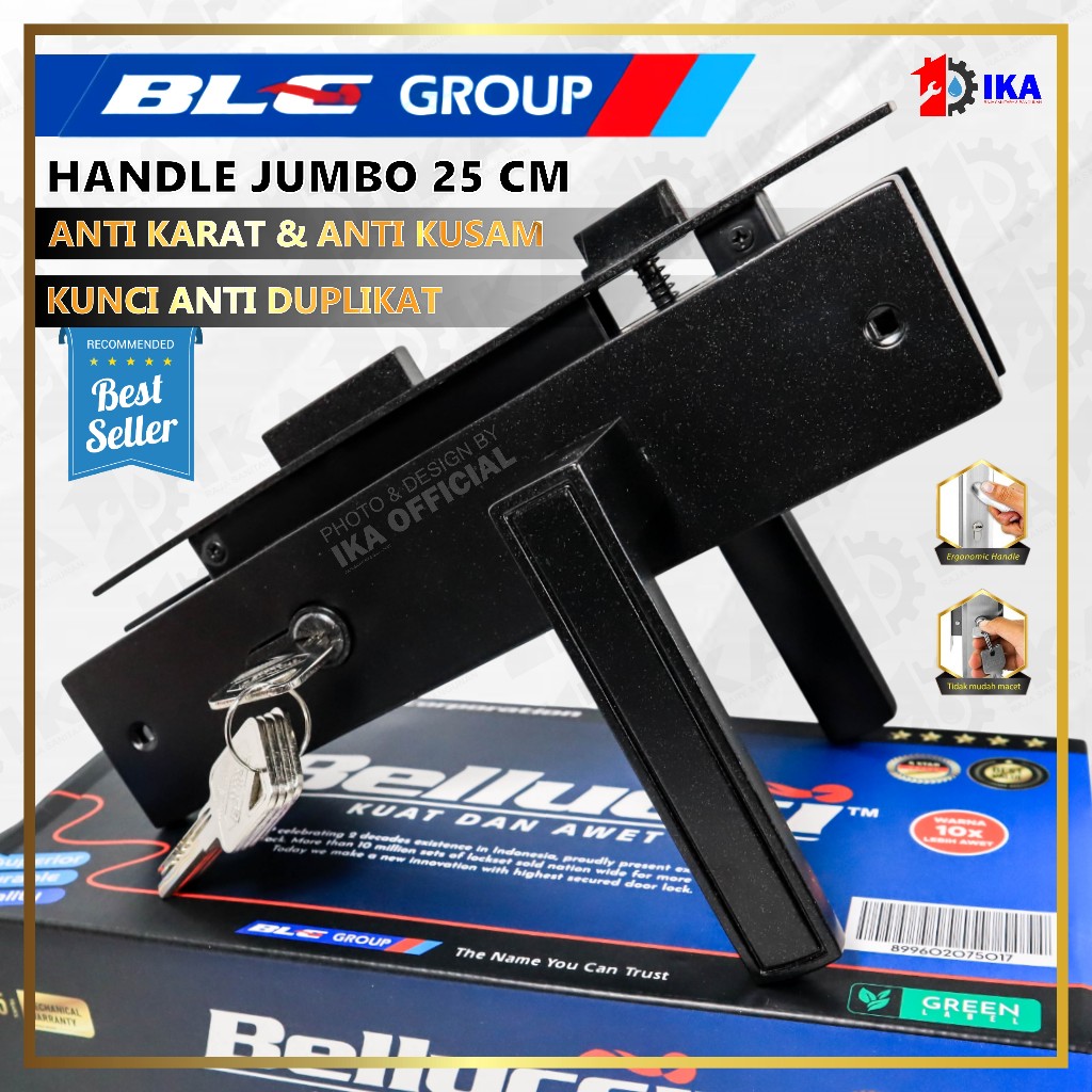 1 Set of Bellucci ASTER MB Large Door Locks | Door Handle | Bellucci ...