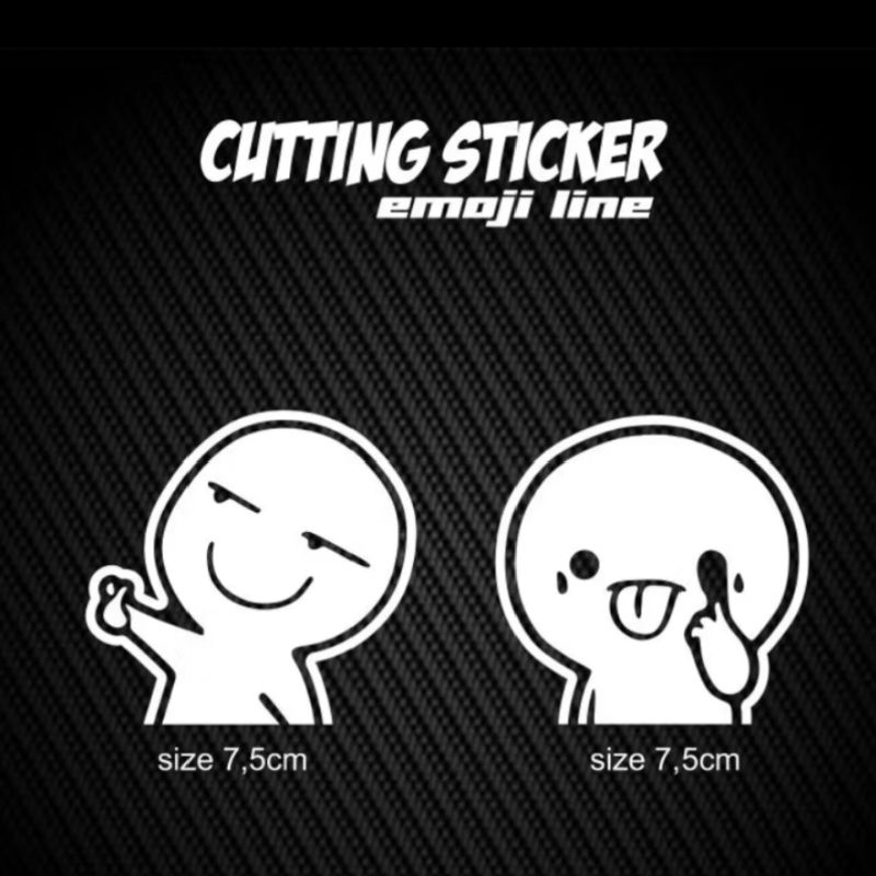 Cutting Sticker Emoji Line Meme Stike Pentol Sarangheo and wlee sticker ...