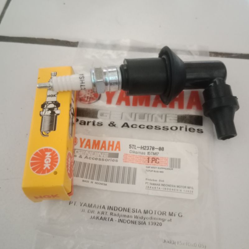 Spark plug cap + spark plug NGK C7 MIO CARBON MIO SMAEL MIO SPORTY ...