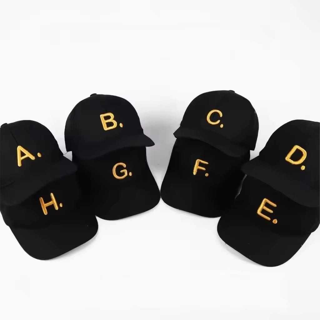 Children's hats with the initials of the alphabet letters AZ for boys ...