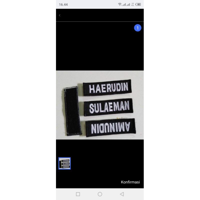 Embroidered names for / security guards / office uniforms / normal ...