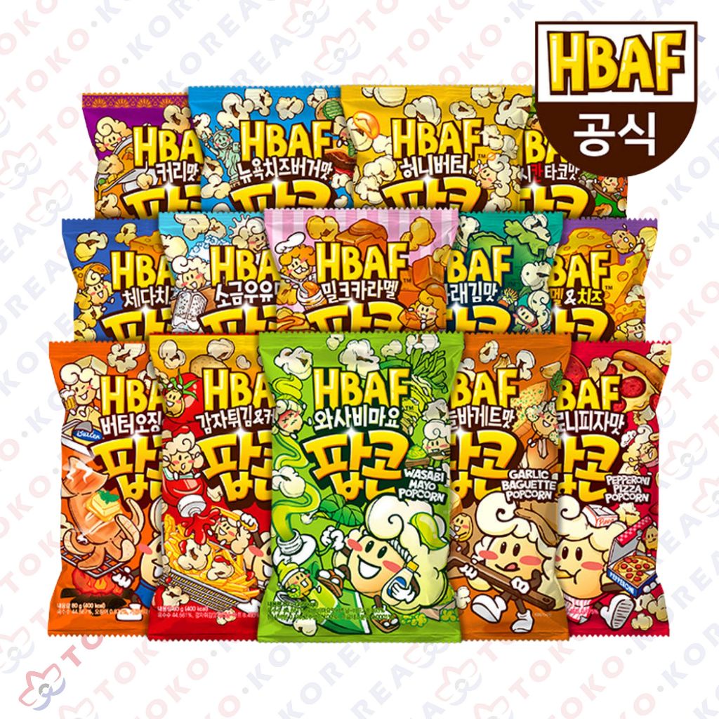 [READY] Hbaf POPCORN 80g | Shopee Philippines