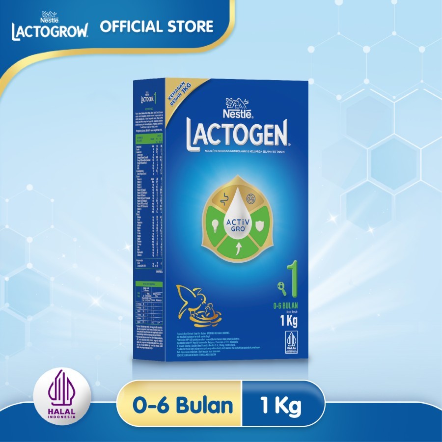 Nestlé LACTOGEN 1 Formula Milk 0-6 months Box 1Kg | Shopee Philippines
