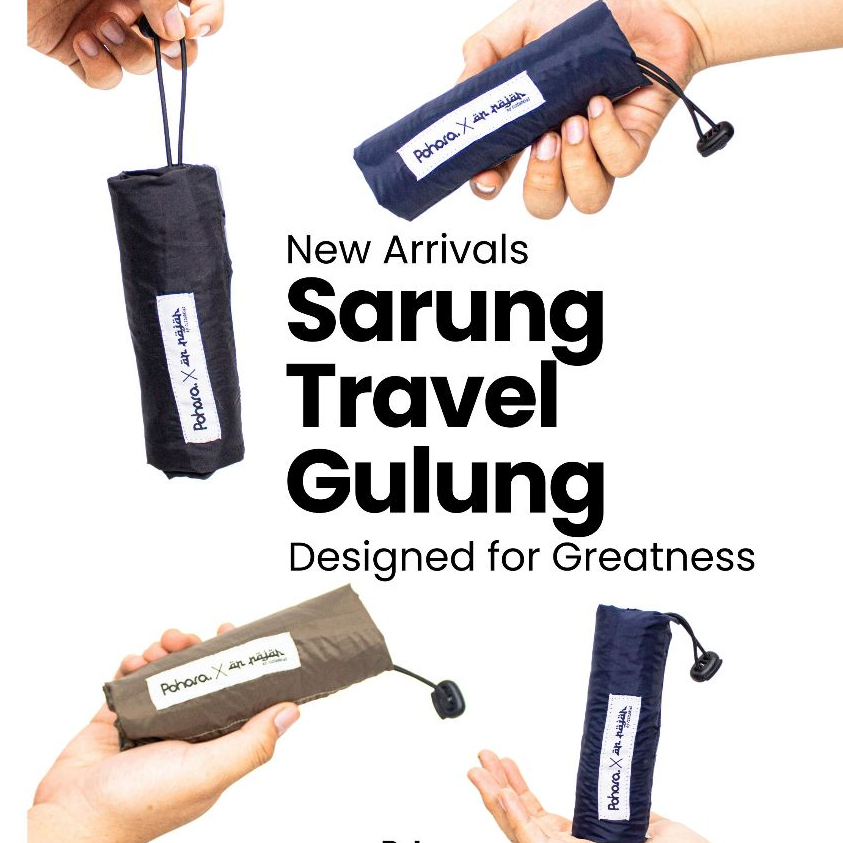 Simple Adult Travel Sarong Pohara x An-najah Premium Parachute Korean ...