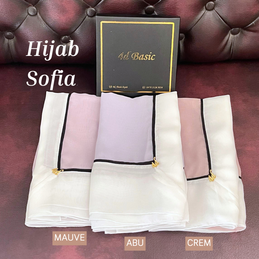 4d Basic Hijab - Hijab Sofia Hijab Double Hycon list bisban 3 color variations | Shopee Philippines