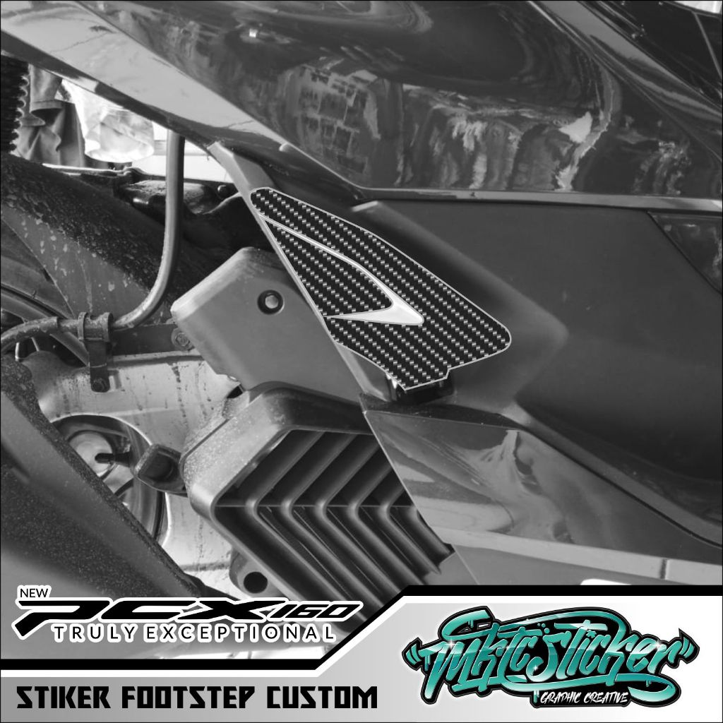 Honda PCX 160 2025 SIDE BODY Footstep VARIATION STICKER | Shopee ...