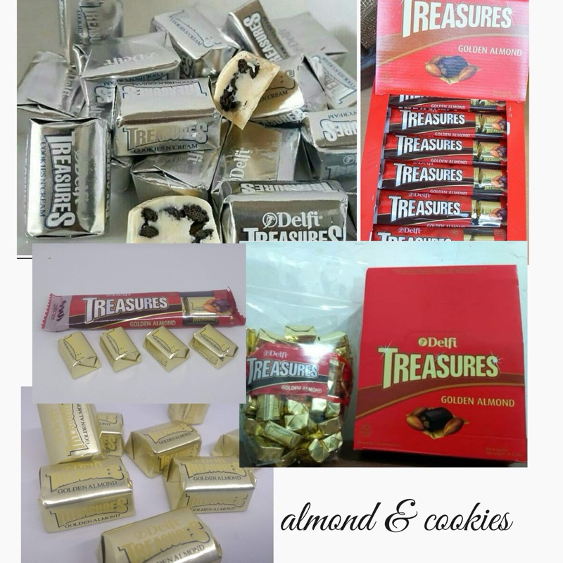 [RETAIL] Treasure Cookies n Cream Treasure Almond Treasure Gold ...