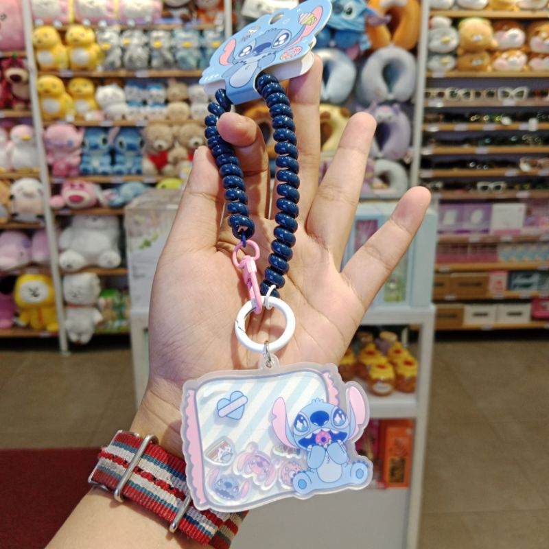 Miniso Disney Stitch Dinner Party Collection Shaker Keychain | Shopee ...