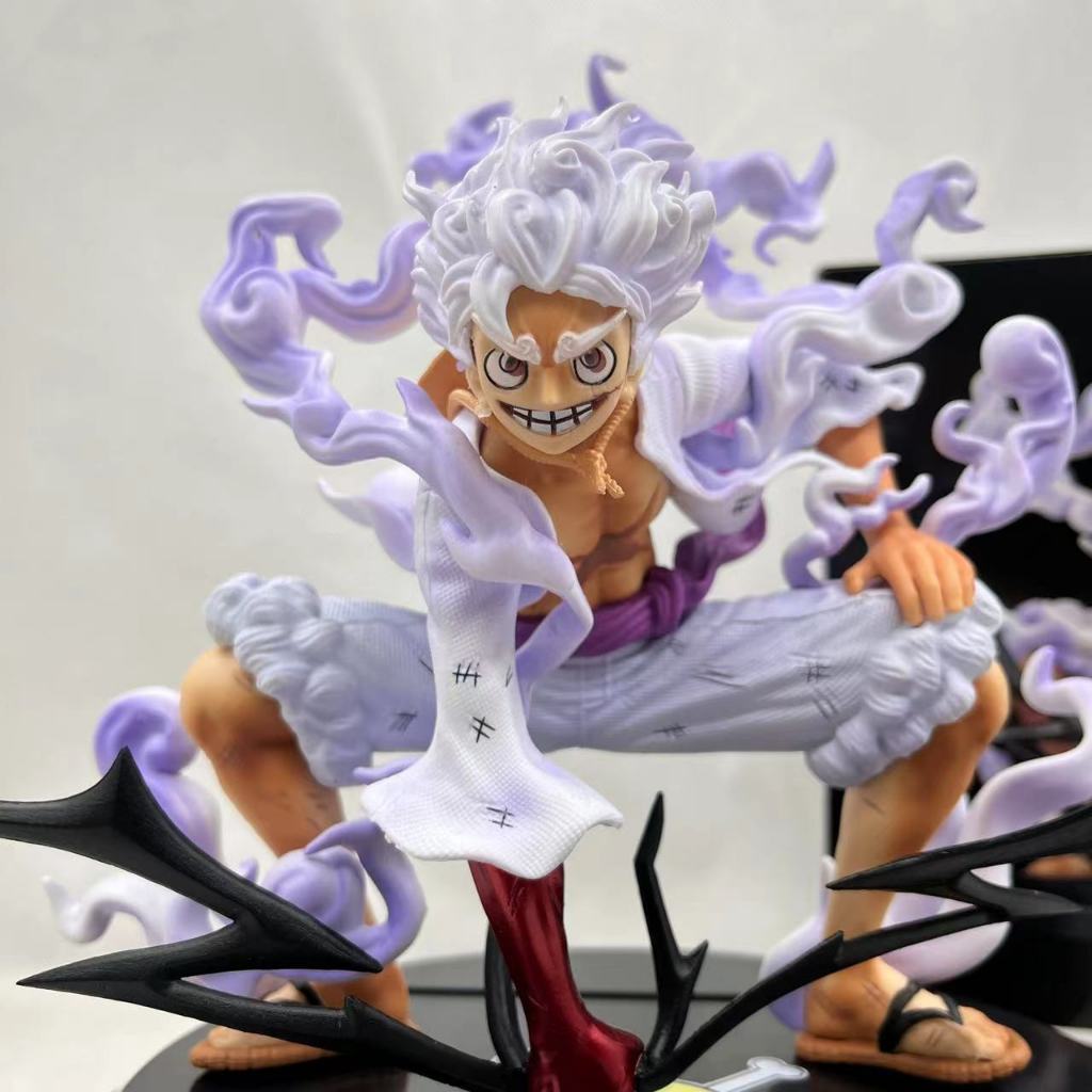 One Piece Action Figure Luffy Gear 5 19.5cm Anime Figure Collection ...