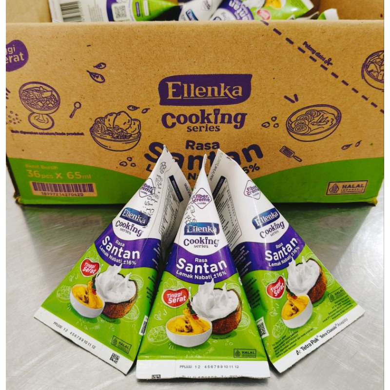 Ellenka Coconut Milk 65ml/Ellenka Cooking Series Ready-to-use Coconut ...
