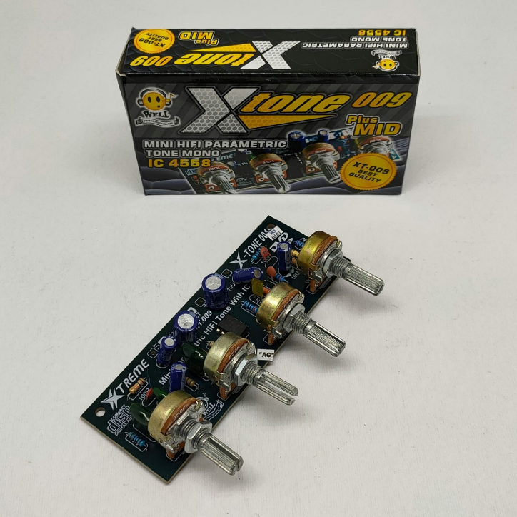 Tone Control Mono X-Tone 009 Volume Treble Middle Bass Well Kit ...