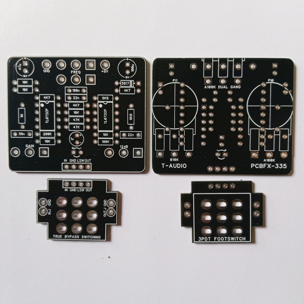 T-audio PCBFX-335 Based on Catalinbread Varioboost Preamp Boost Pedal ...