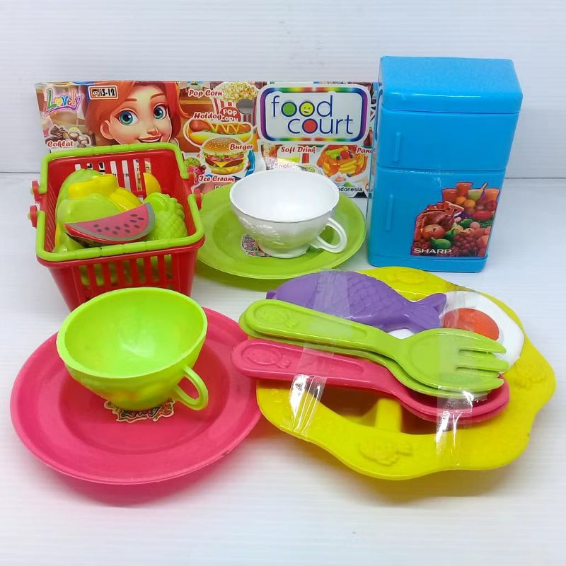 Cooking toy Set KS-10 Food Court Kitchen and Multipurpose Set with Cake ...