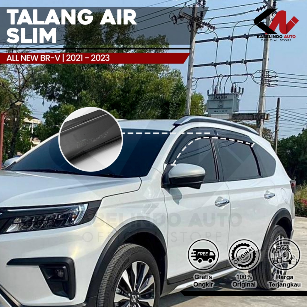 Honda All New BRV Car Door Water Gutters 2021 - 2023 Slim 4 Door Model ...