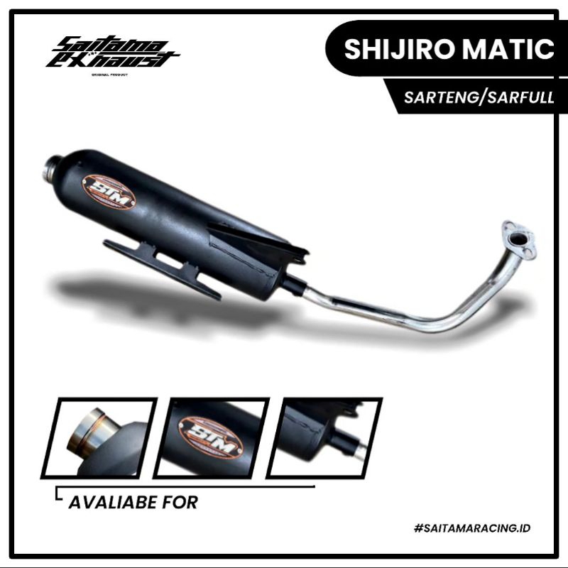 Shijiro Muzzle Racing Standard Exhaust By STM Gen1 Pnp Beat Fi/esp ...