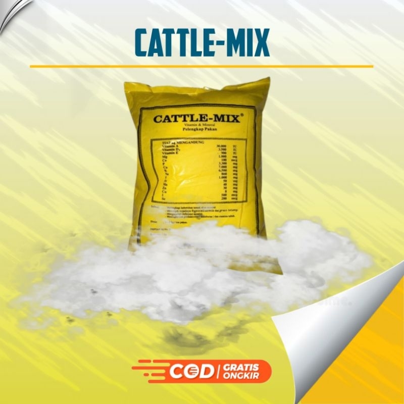 CATTLE-MIX 1 kg CATTLE MIX CATTLEMIX Beef Repackaged Repack Vitamin ...