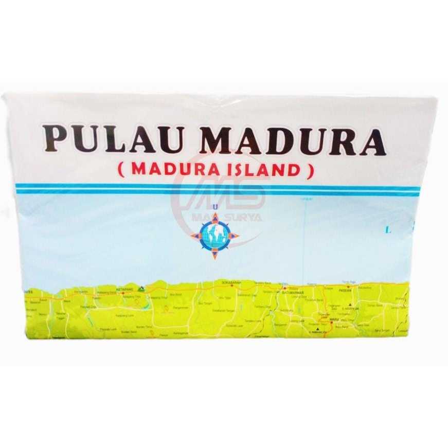 Madura Island folding map | Shopee Philippines