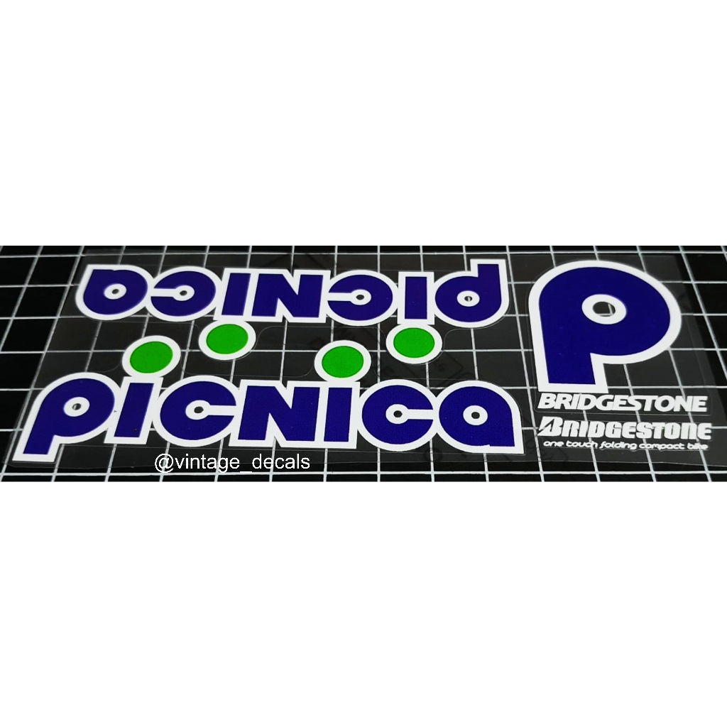 Bridgestone PICNICA bicycle decals | Shopee Philippines